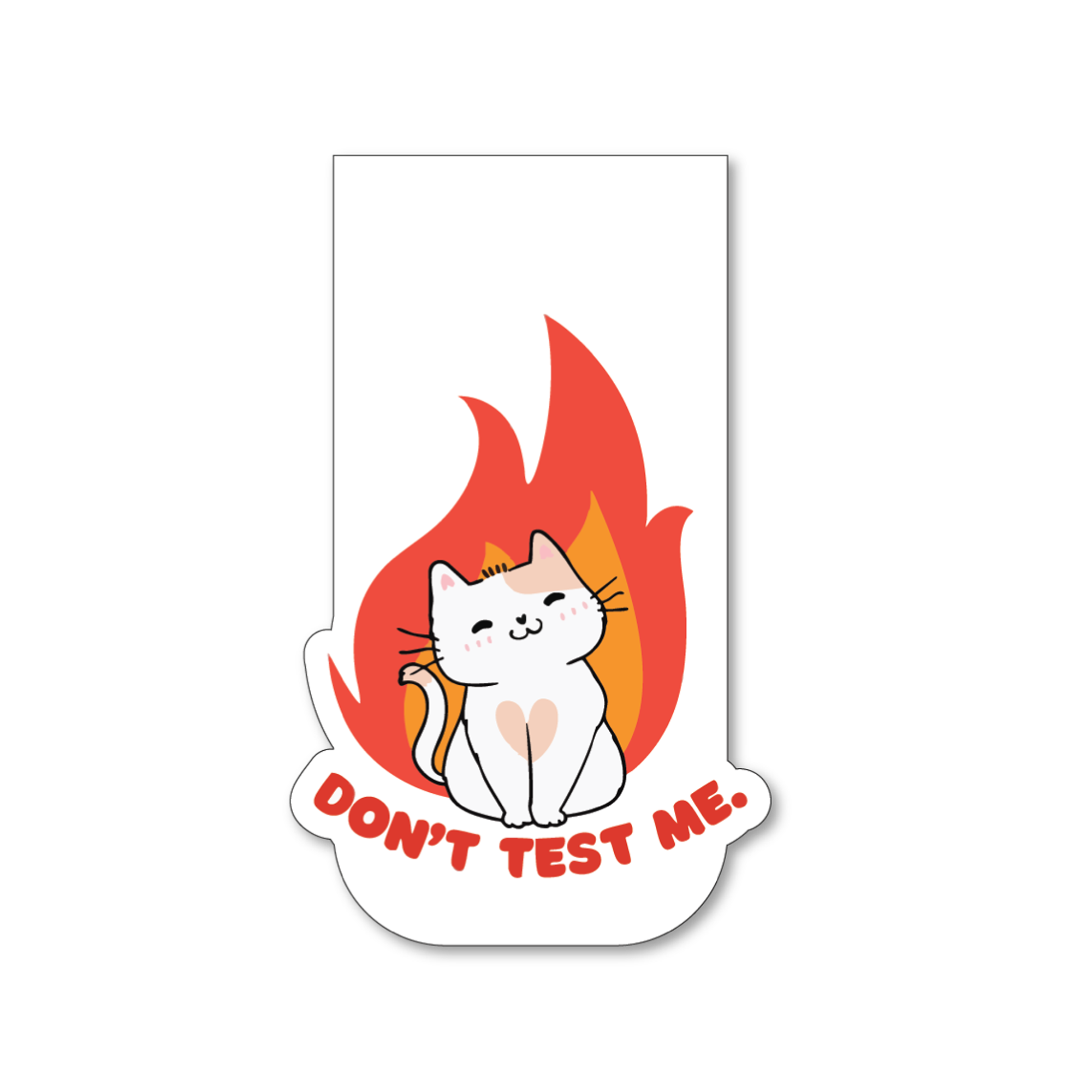 Don't test me - Fridge Magnet – OneOclock.in